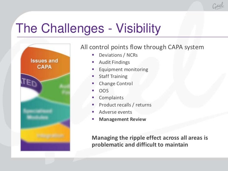 Implementing an effective Electronic CAPA Management System