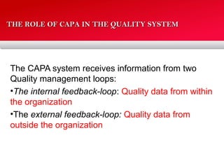 Corrective and Preventive action (CAPA) | PPT