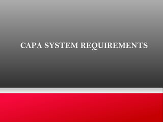 Corrective and Preventive action (CAPA) | PPT