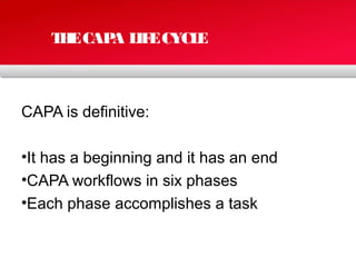 Corrective and Preventive action (CAPA) | PPT