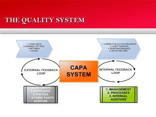 Corrective and Preventive action (CAPA)