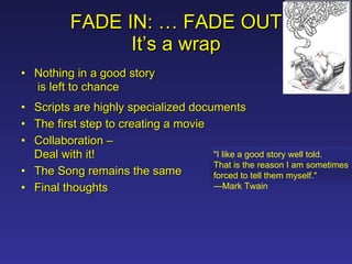 Capa Screenwriting | PPT