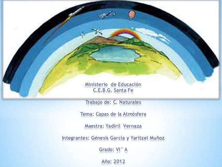 Imagenes de la atmosfera con sus capas - Imagui