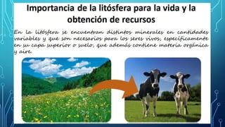 Capas de la tierra, litosfera, hidrosfera, atmosfera | PPTX