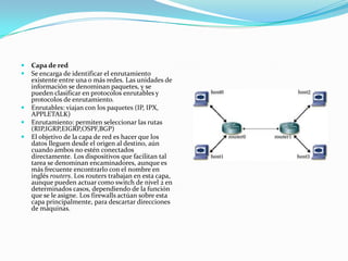 Capas del modelo osi | PPTX