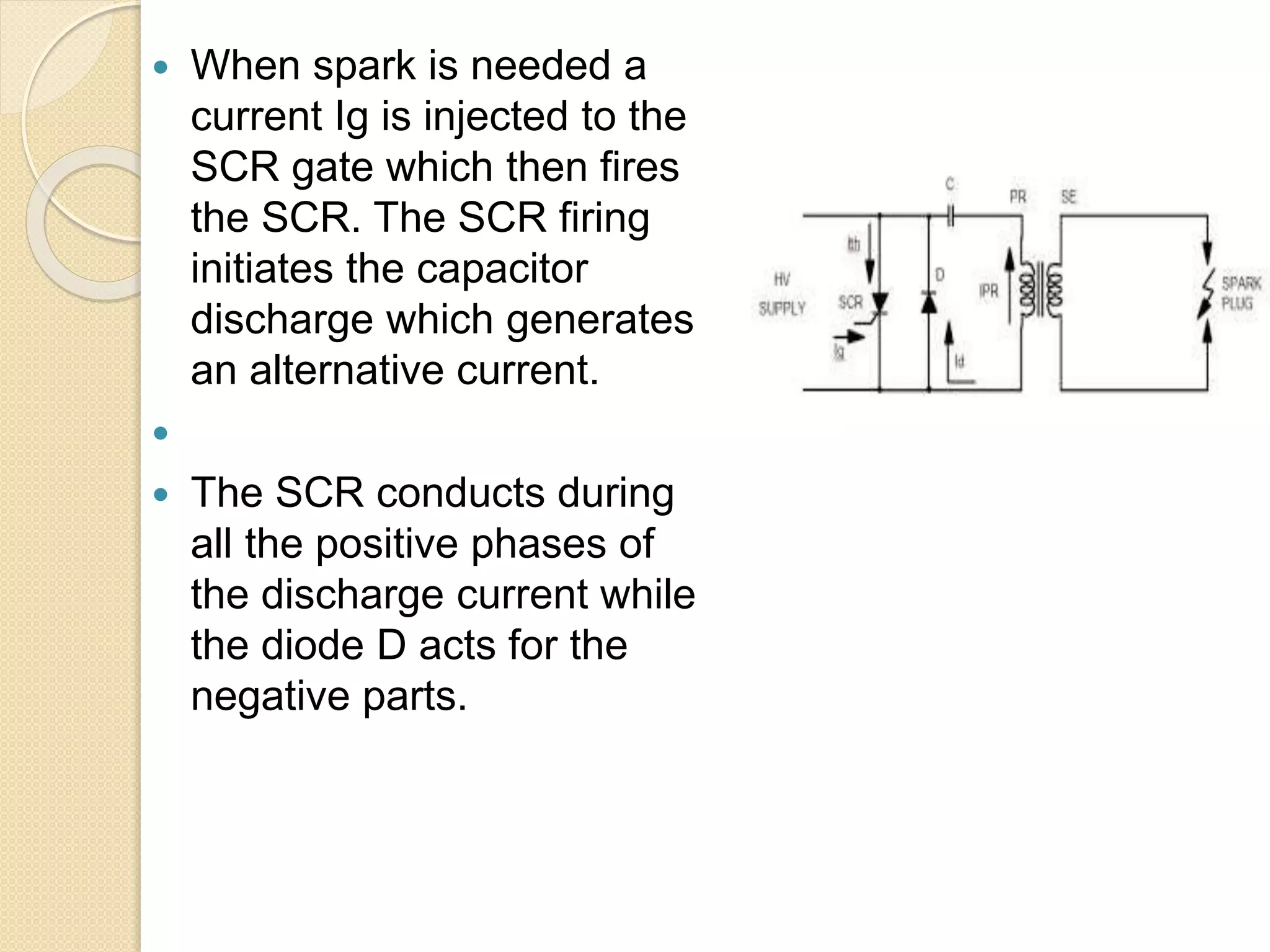 Capasitor discharge ignition ppt | PPTX