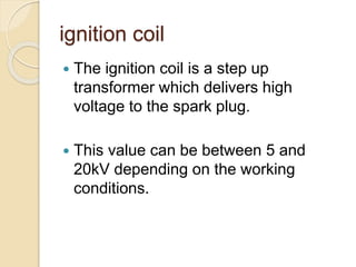 Capasitor discharge ignition ppt | PPTX