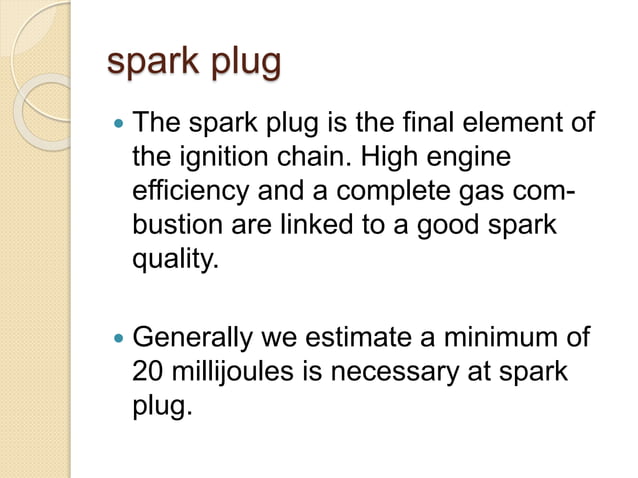Capasitor discharge ignition ppt | PPTX