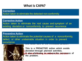 Operating Excellence is built on Corrective & Preventive Actions | PPT