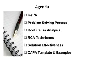 Operating Excellence is built on Corrective & Preventive Actions | PPT