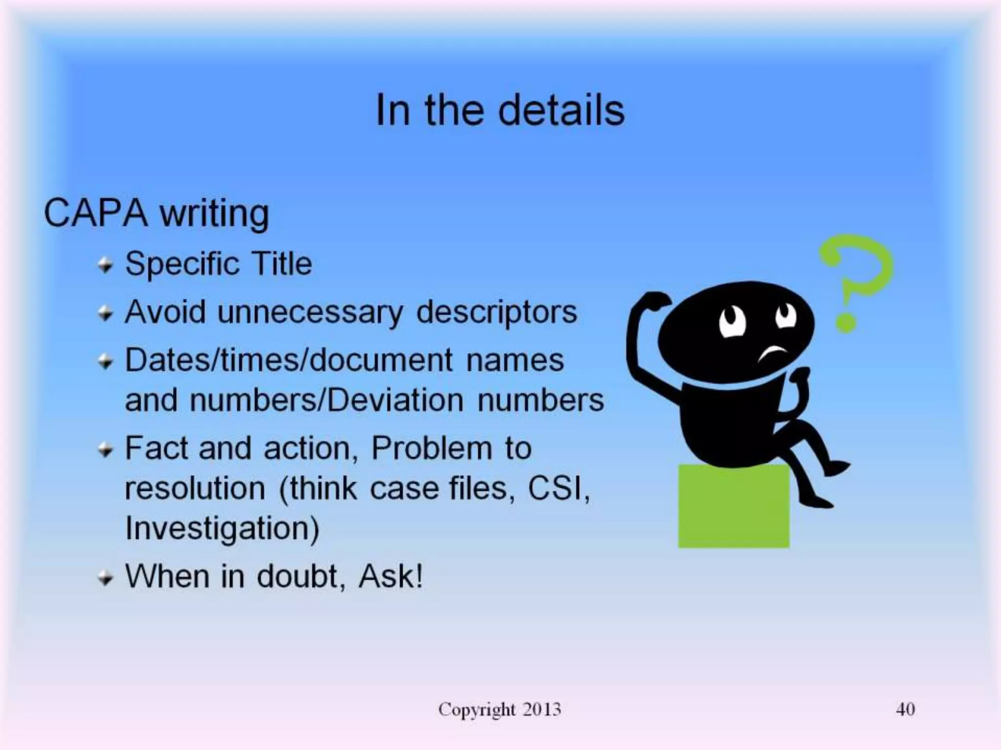 CAPA Training Presentation | PPTX