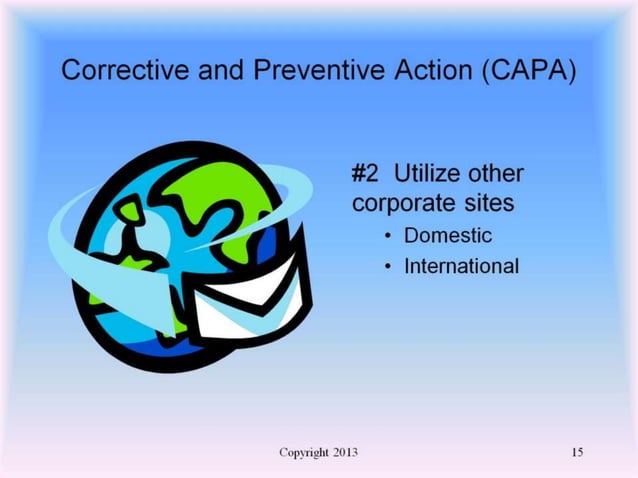CAPA Training Presentation | PPTX