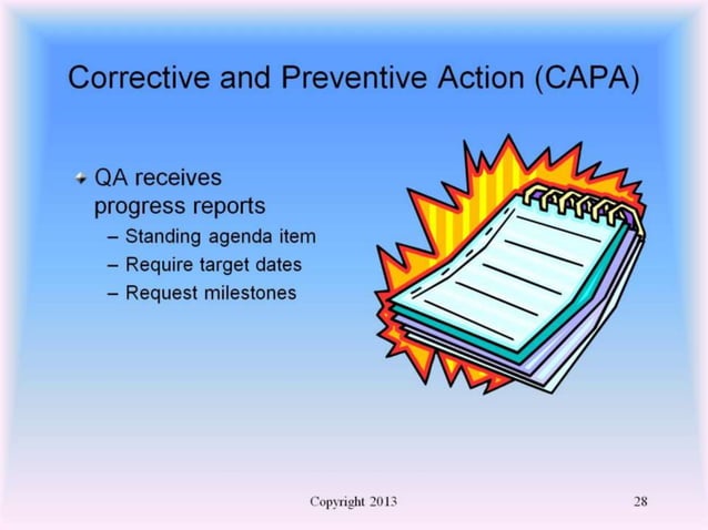 CAPA Training Presentation | PPTX | Business | Business and Finance