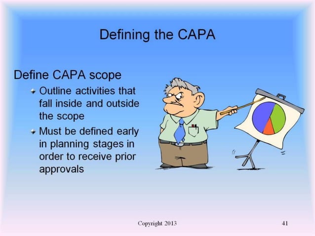 CAPA Training Presentation | PPTX | Business | Business and Finance