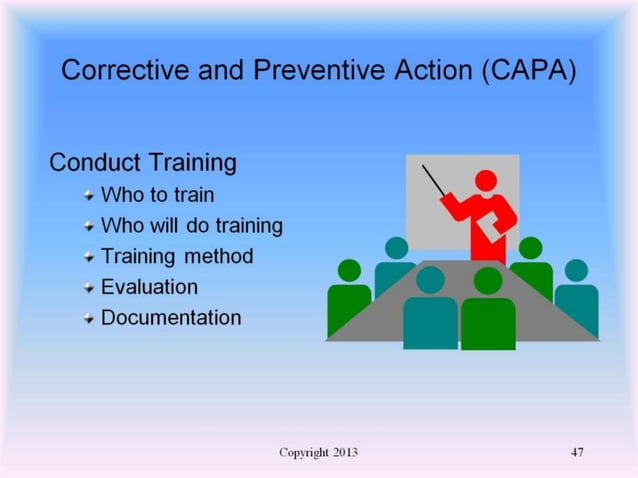 CAPA Training Presentation | PPTX | Business | Business and Finance