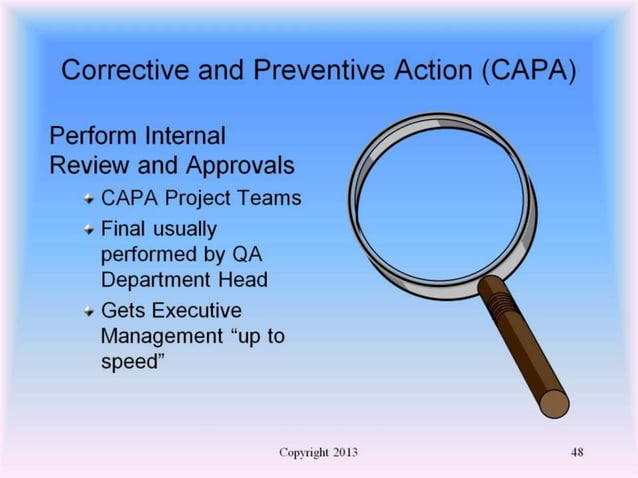 CAPA Training Presentation | PPTX