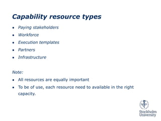 Capability-based Business Model Transformation | PPTX