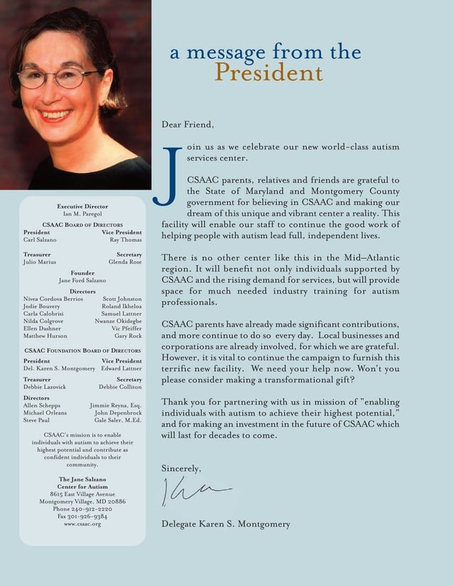 Capital Campaign Brochure for CSAAC | PDF | Non-Profit Organizations ...