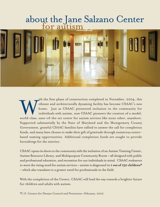 Capital Campaign Brochure for CSAAC | PDF