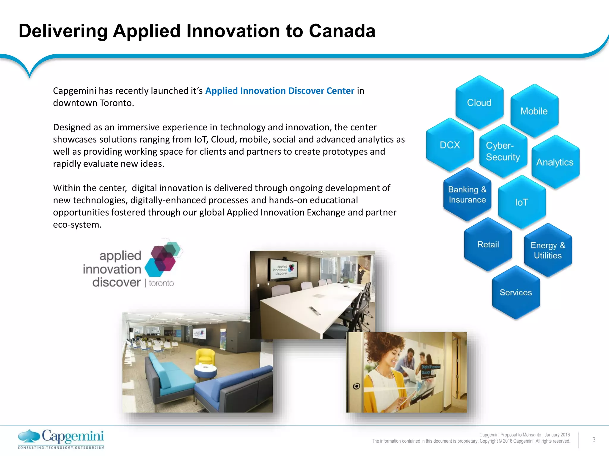 Capgemini Applied Innovation Discover - Toronto | PPT