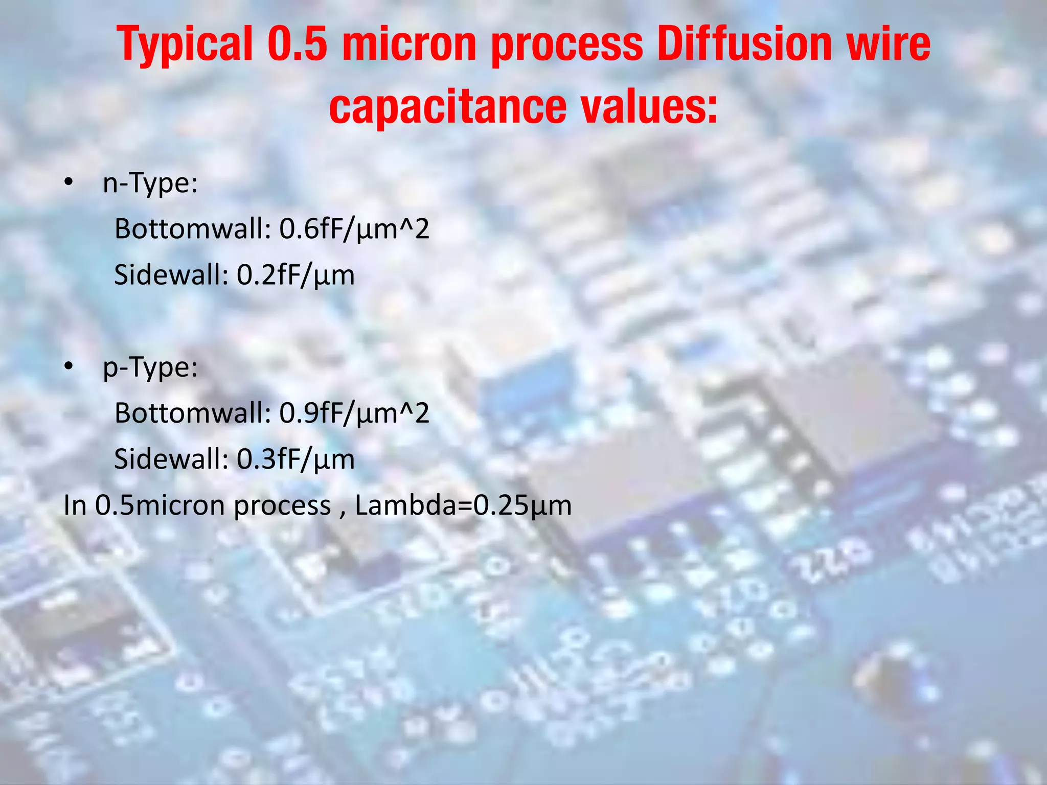 Capcitive parasitics in mos | PPTX