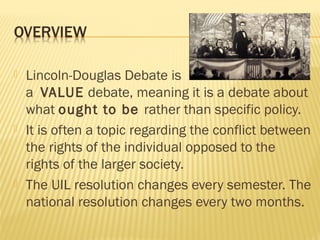 Capital Conference Intro to LD | PPT