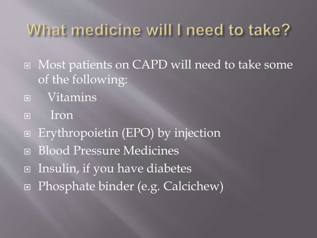 CAPD | PPTX | Surgery | Medical Health