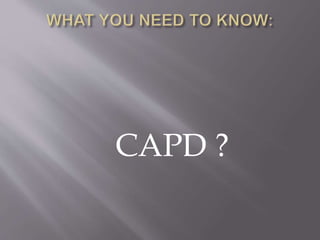 CAPD | PPTX