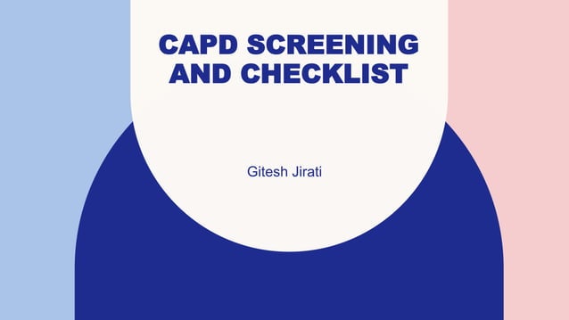 CAPD Screening and checklists for paediatric population | PPTX | Brain ...