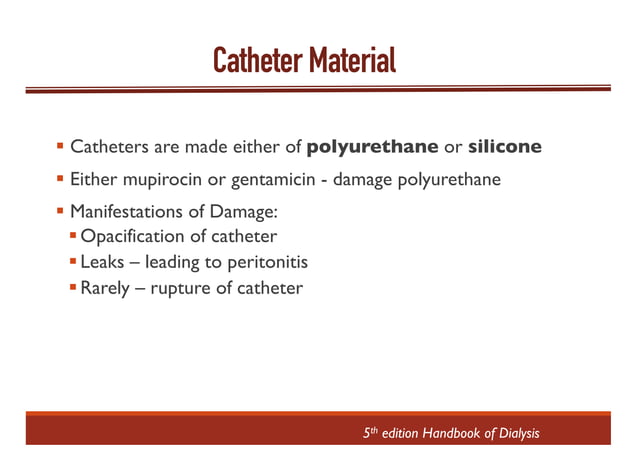 Peritoneal Dialysis catheter complication CAPD Chaken 2017 | PPT