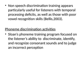 Management of children with Auditory processing disorders | PPTX