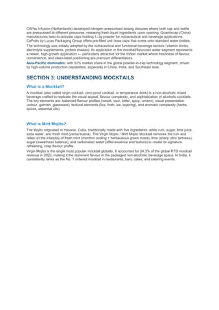 Cap Dosing Reconstitution Technology for Beverage | PDF