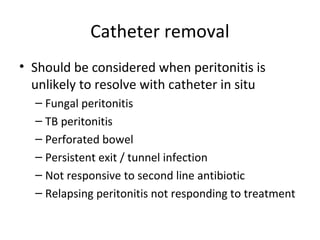 Capd peritonitis mortalty | PPT