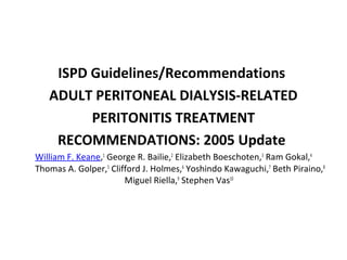 Capd peritonitis mortalty | PPT