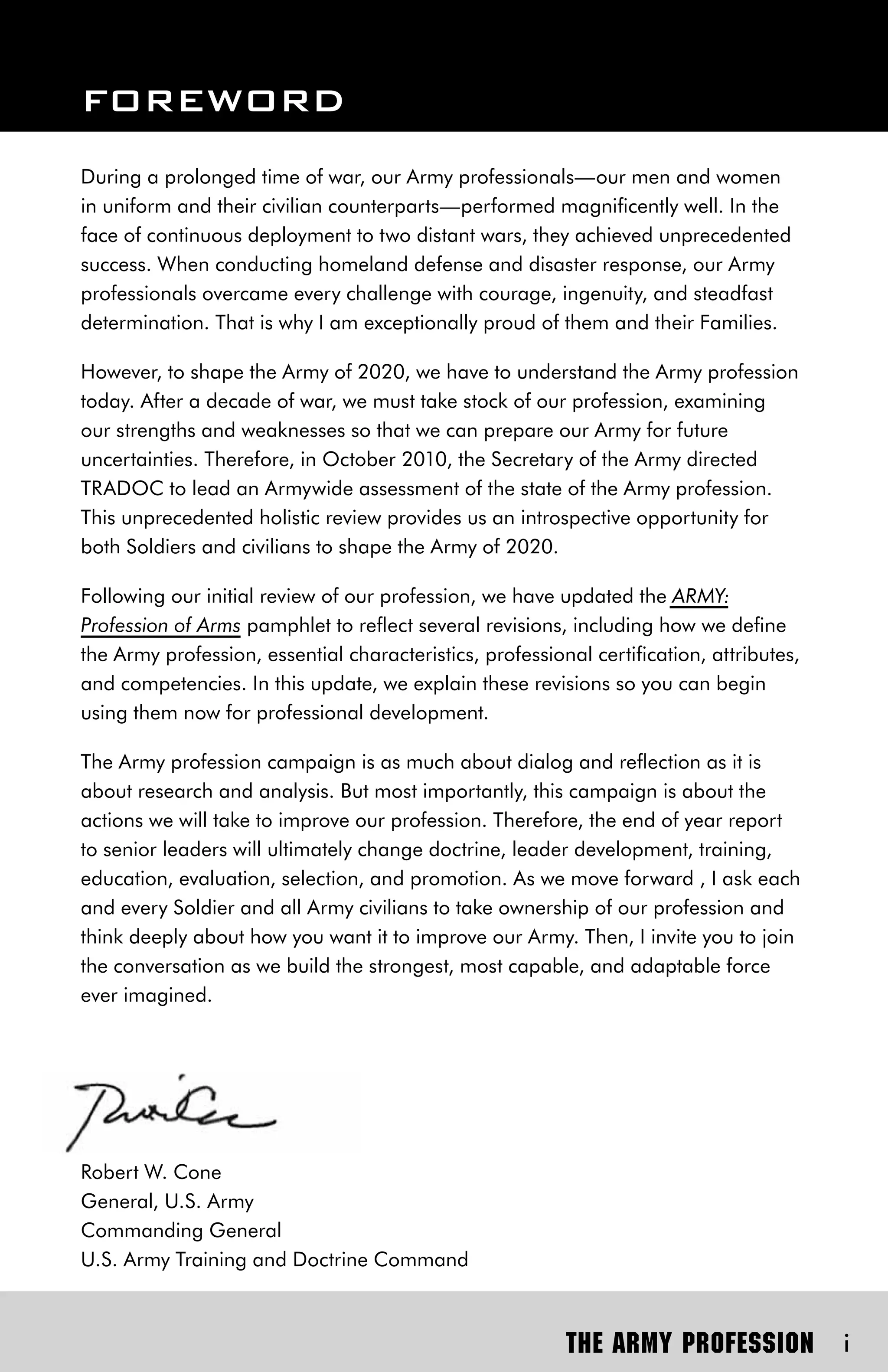 The Army Profession | PDF