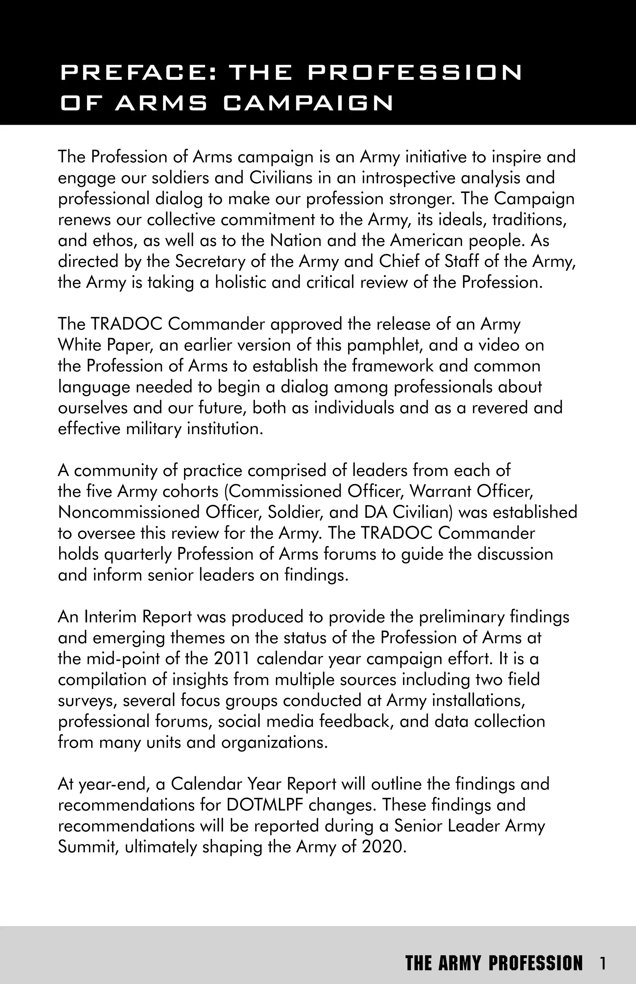 The Army Profession | PDF