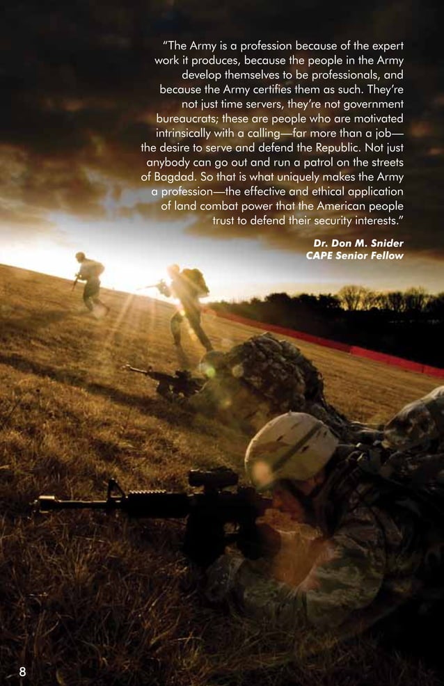 The Army Profession | PDF | Defense Industry | Industries