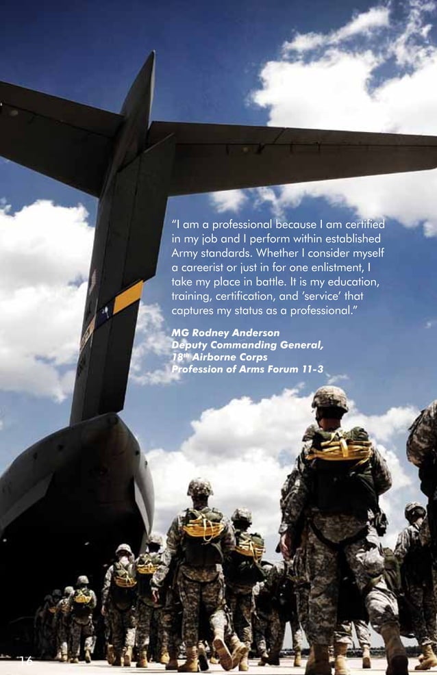 The Army Profession | PDF | Defense Industry | Industries