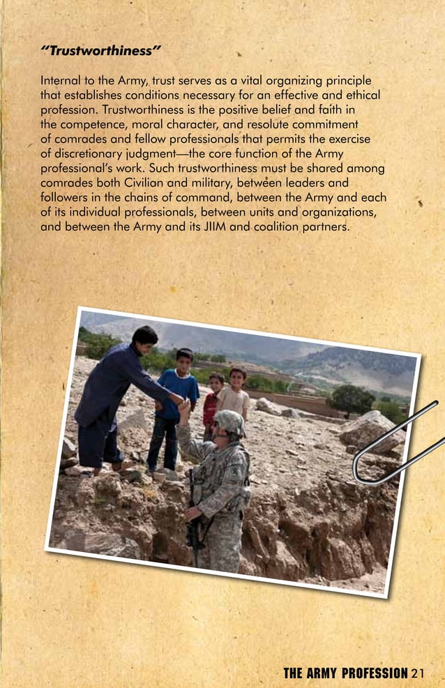 The Army Profession | PDF | Defense Industry | Industries