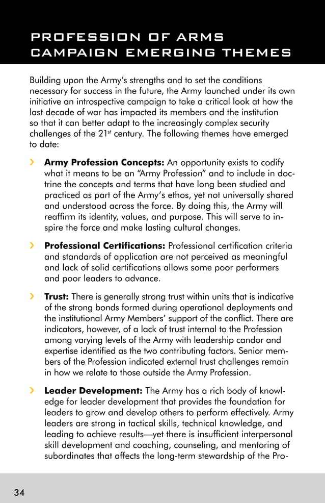 The Army Profession | PDF | Defense Industry | Industries
