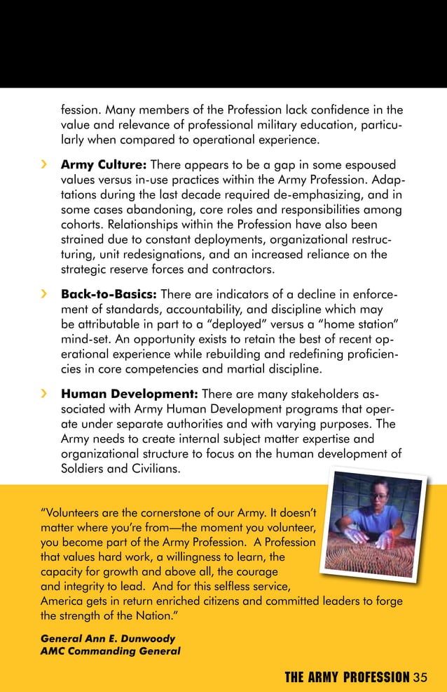 The Army Profession | PDF | Defense Industry | Industries
