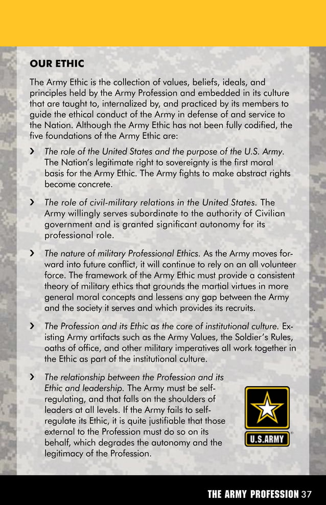 The Army Profession | PDF | Defense Industry | Industries