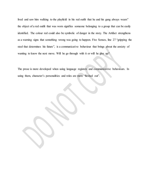 CAPE Communication Studies SBA | DOCX