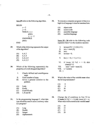 Cape computer science may june 1 unit 1 p1 | PDF