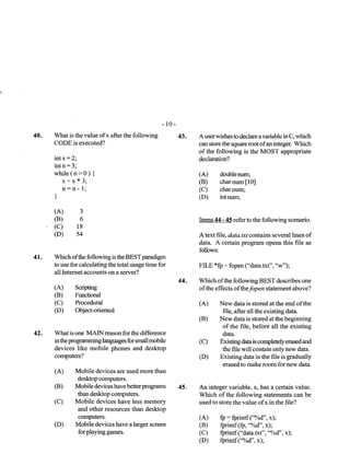Cape computer science may june 1 unit 1 p1 | PDF | Free Download