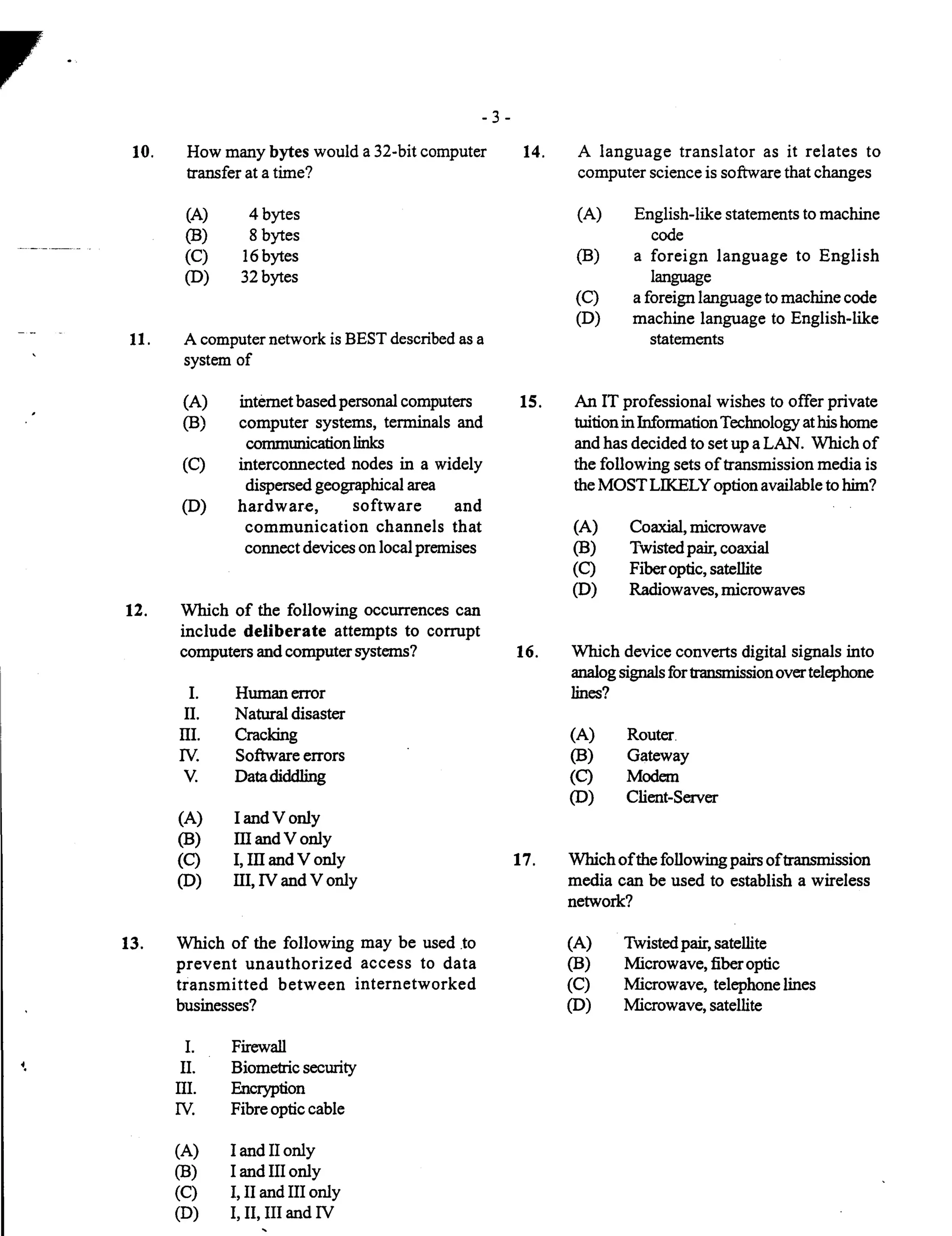 Cape computer science may june 2 unit 1 p1 | PDF