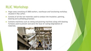 Cape east Internship report | PPT