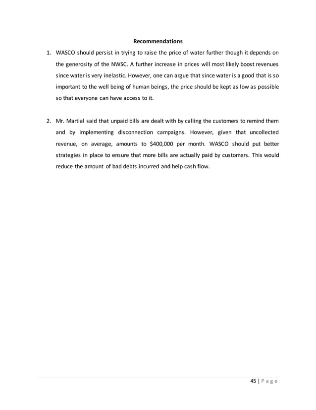 Cape Economics SBA | DOCX | Water Services | Home Utilities