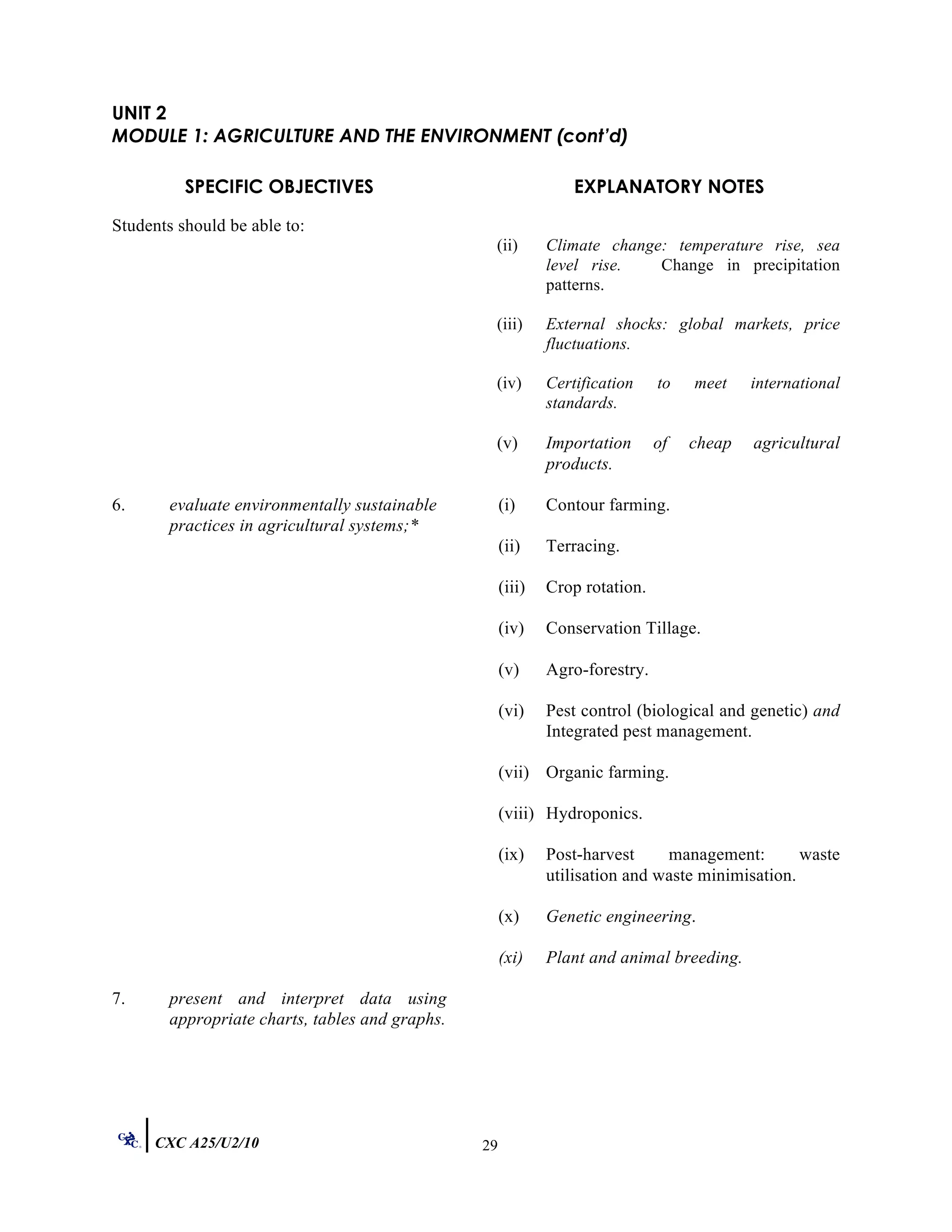 Cape Environmental Science syllabus | PDF