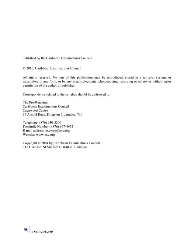Cape Environmental Science syllabus | PDF | Educational Assessment ...